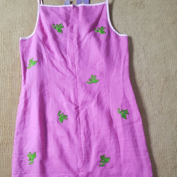 C&J Laing | Dresses | Cj Laing Linen And Embroidered Dress Size 8 ...